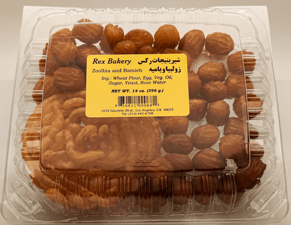 Rex Bakery Fresh Persian Zoolbia and Bamieh, Zoolbia Bamiyeh
